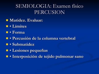 Sindromes clinicos semiologicos | PPT