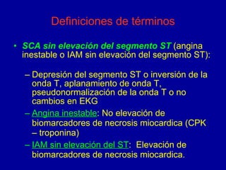 Sindromes Coronarios Agudos | PPT