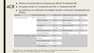 SINDROMES NEUROLÓGICOS EN LES NEUROLUPUS x | PPTX