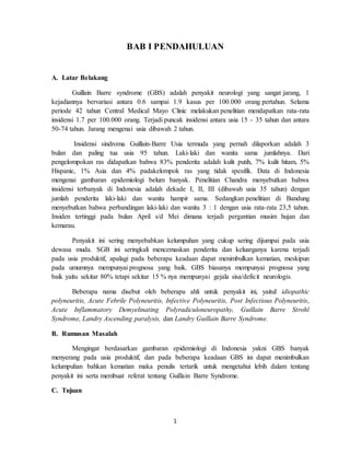 Sindrom Guillain Bare | DOCX