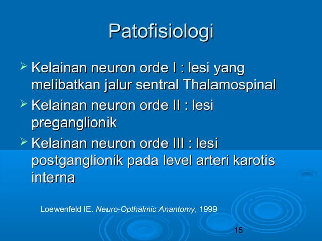 Sindrom horner | PPT