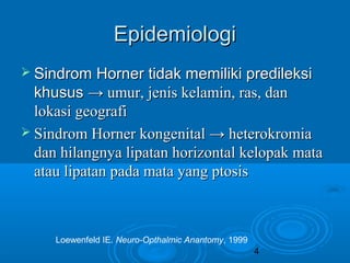 Sindrom horner | PPT