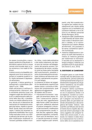 LA GESTIONE DELLE "SINDROMI GERIATRICHE" NEI CENTRI DIURNI PER ANZIANI ...