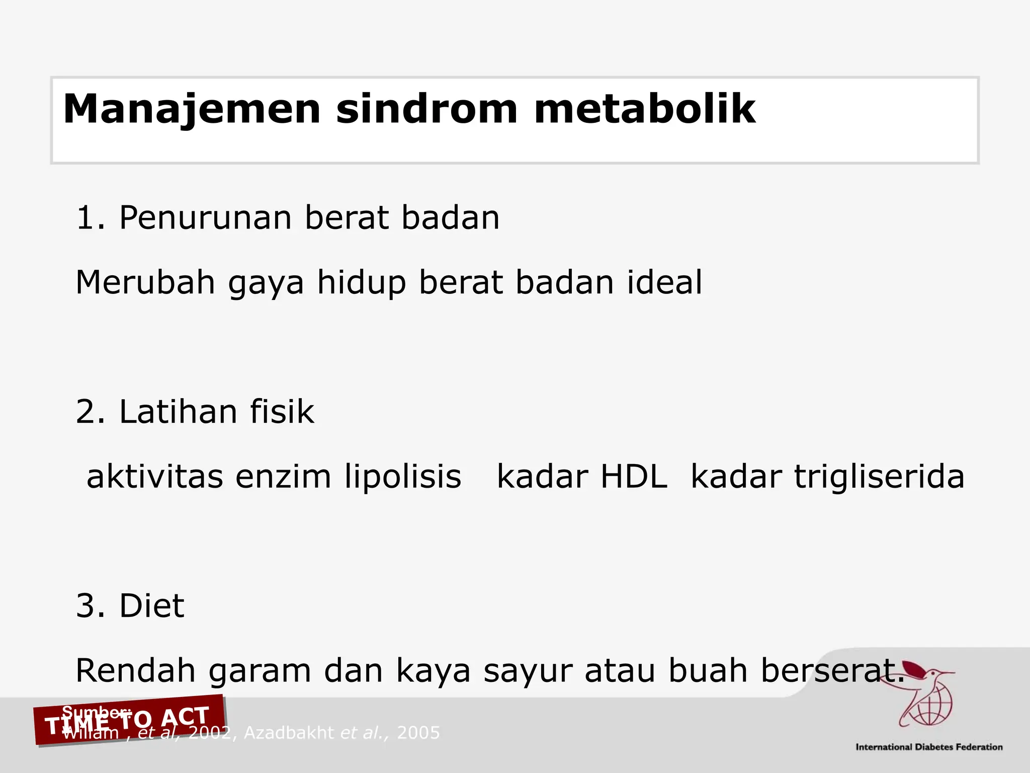 Sindrom Metabolik Pencegahan dan penanganan | PPTX