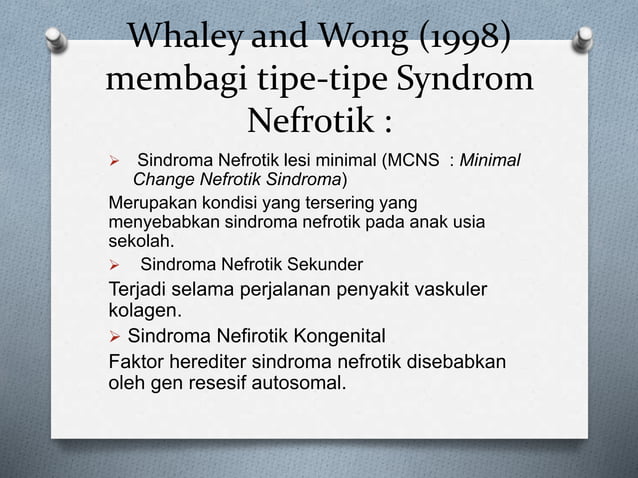 Sindrom nefrotik | PPTX