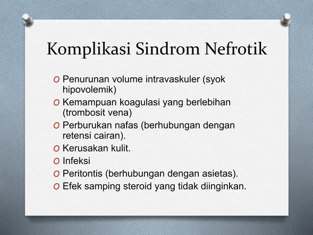 Sindrom nefrotik | PPTX