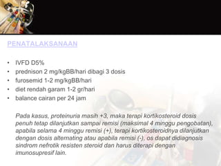Sindrom nefrotik relaps | PPTX