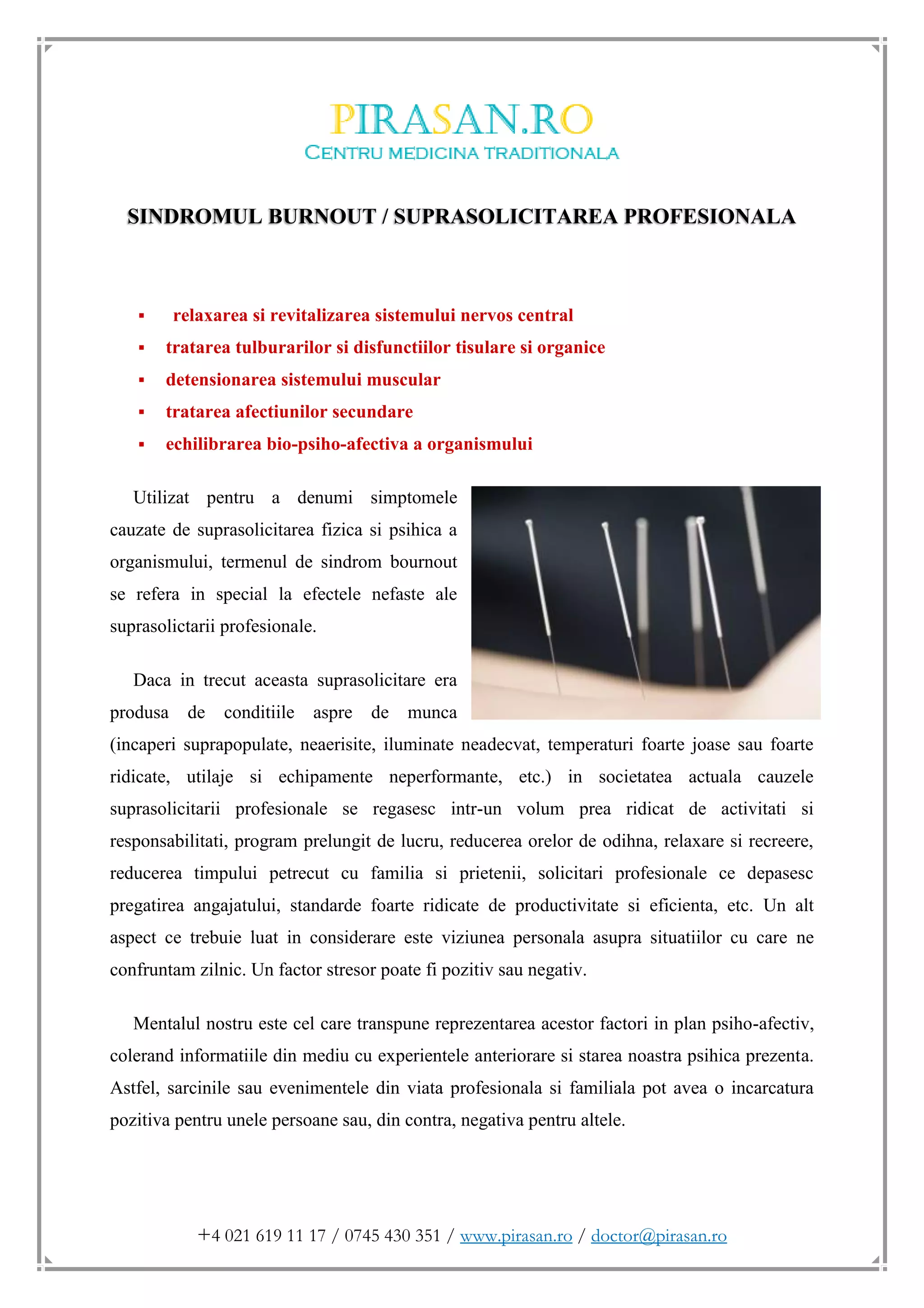 Sindromul burnout | PDF