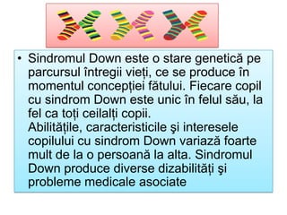 Sindromul d | PPTX