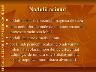Sindromul de umplere alveolara | PPT