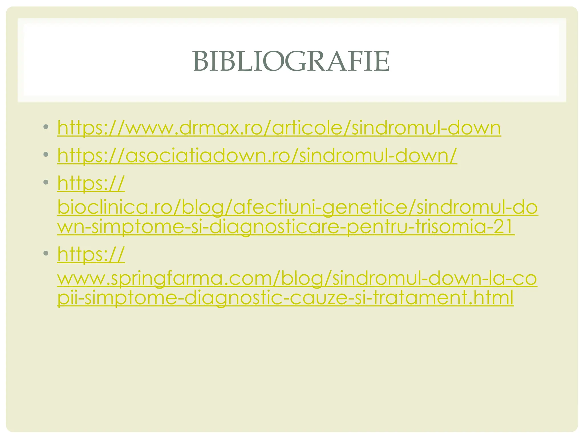 A school project about Down Syndrome Biology | PPTX