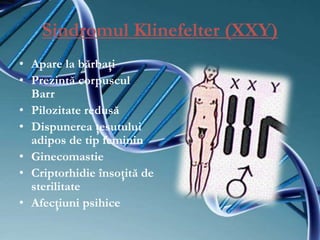 Sindromul klinefelter | PPTX