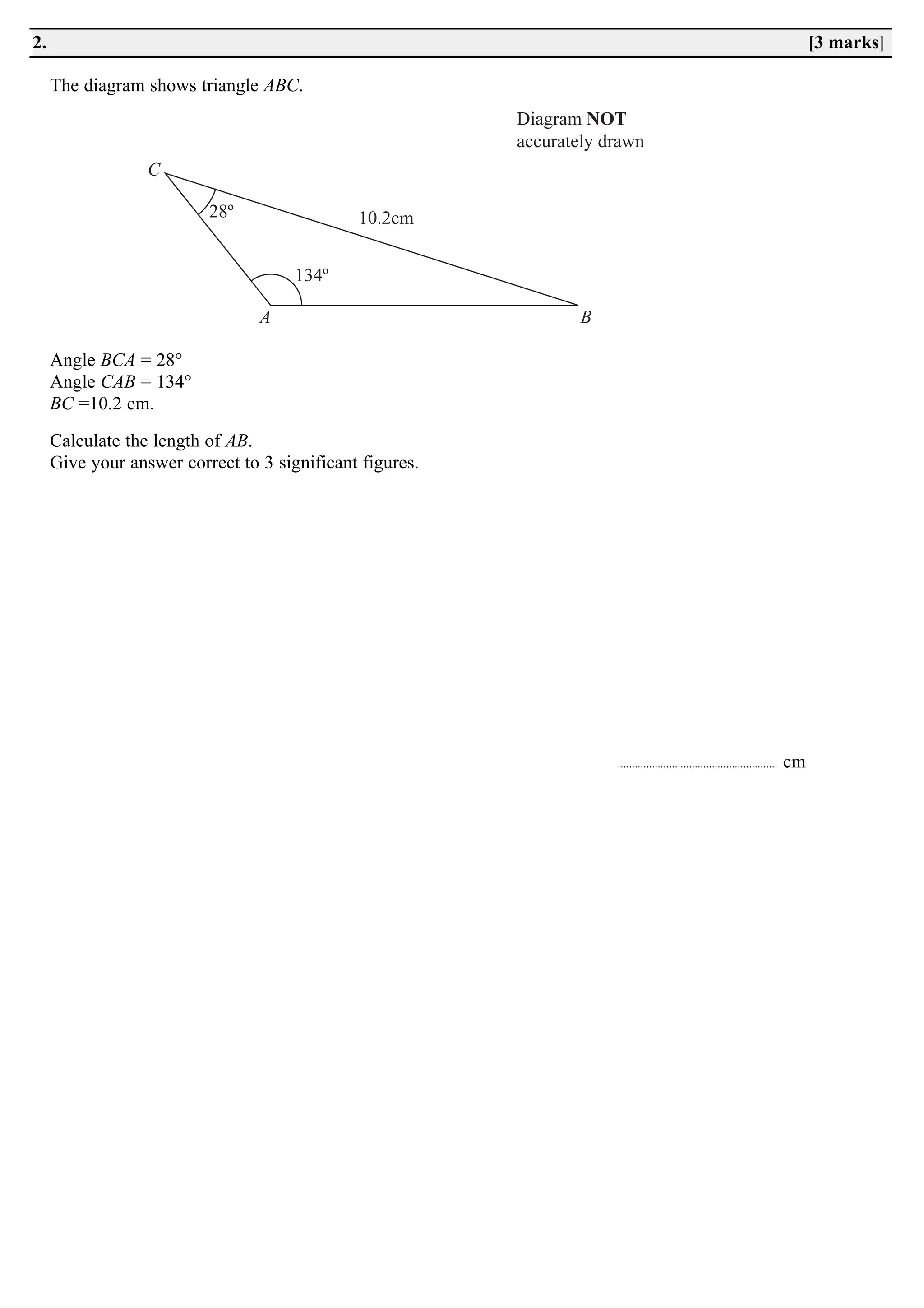 Solving Questions Sine and cosine rule pdf