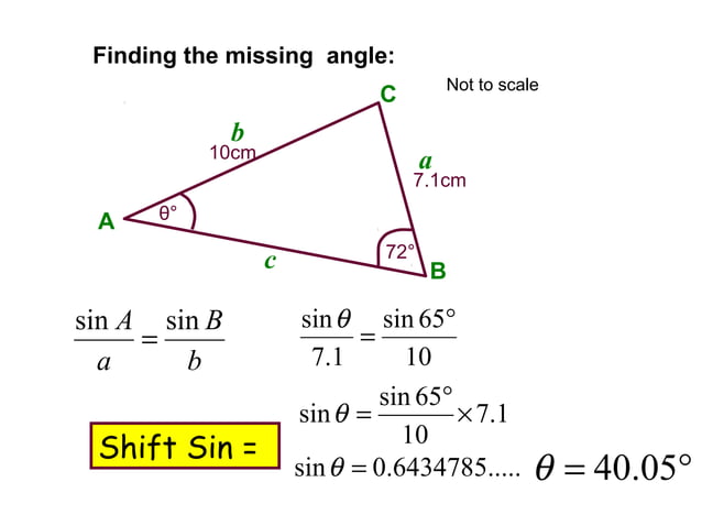 Sine and cosine rule | PPT