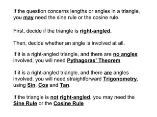 Sine and cosine rule | PPT