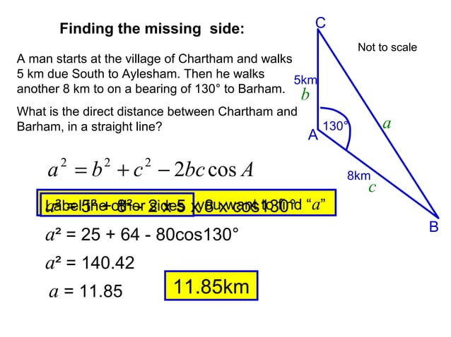 Sine and cosine rule | PPT