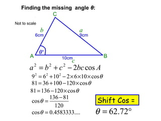 Sine and cosine rule | PPT