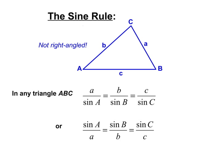 Sine and cosine rule | PPT