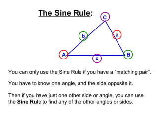 Sine and cosine rule | PPT