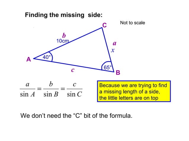 Sine and cosine rule | PPT