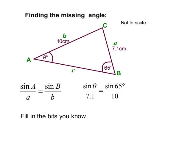 Sine and cosine rule