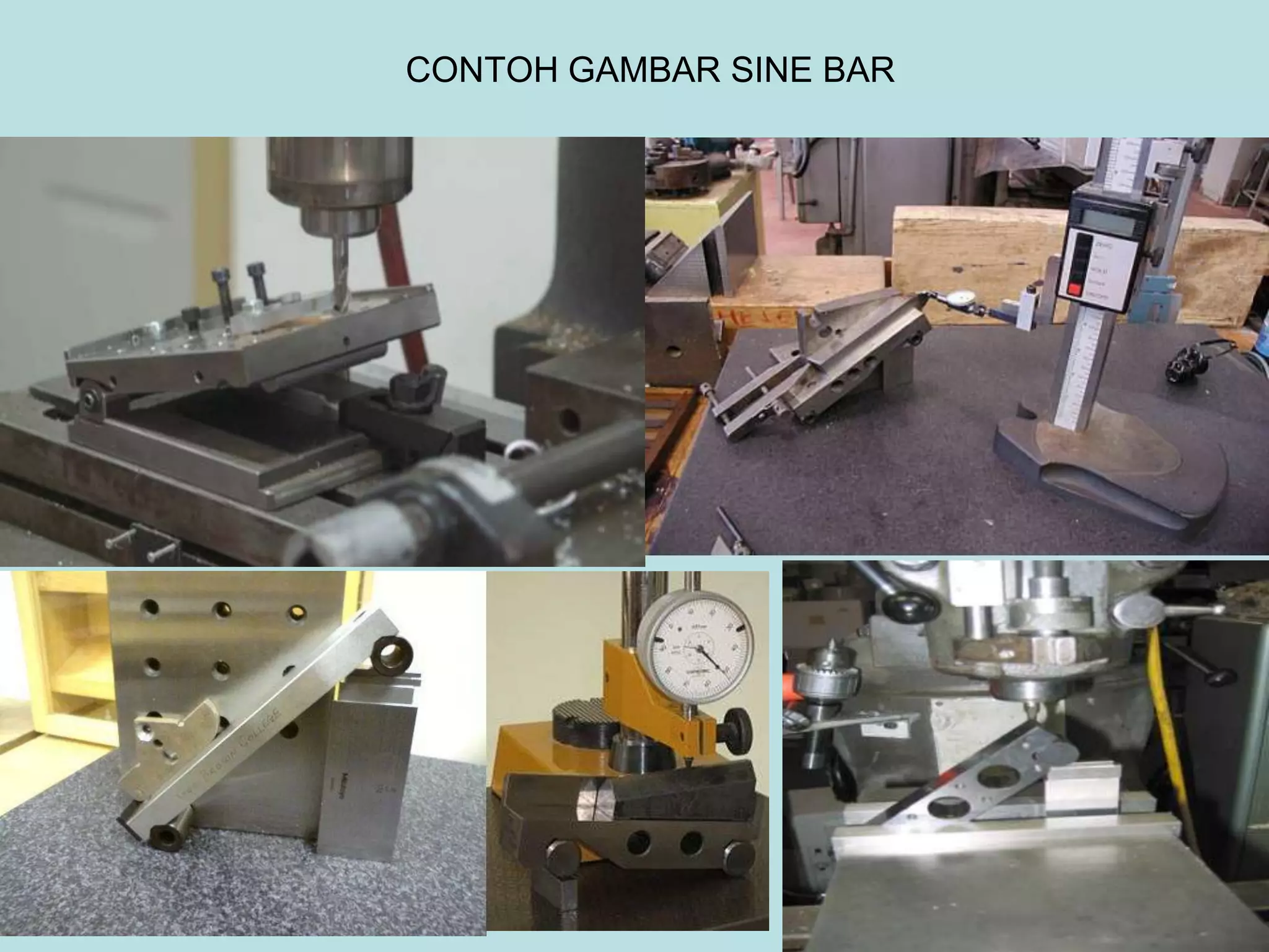 Sine bar atau batang sinus | PPTX