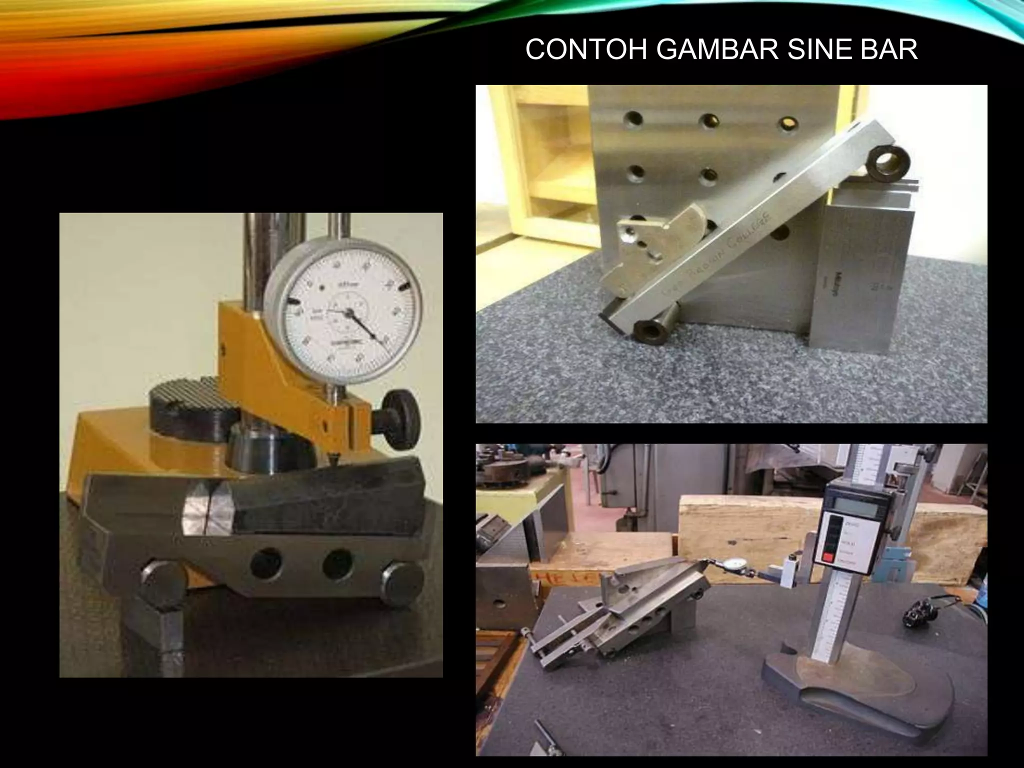 Sine bar atau batang sinus | PPTX