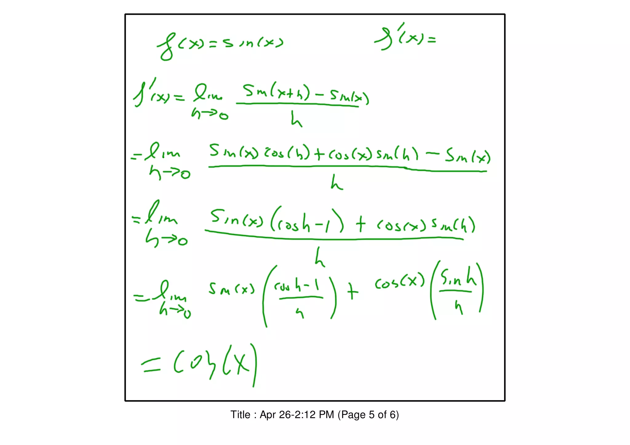 Sine and Cosine Prime! | PDF