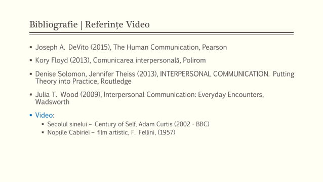 Sinele. Identitatea. Autodezvaluirea | PPT