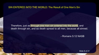 Sin Entered Into The World | PPTX