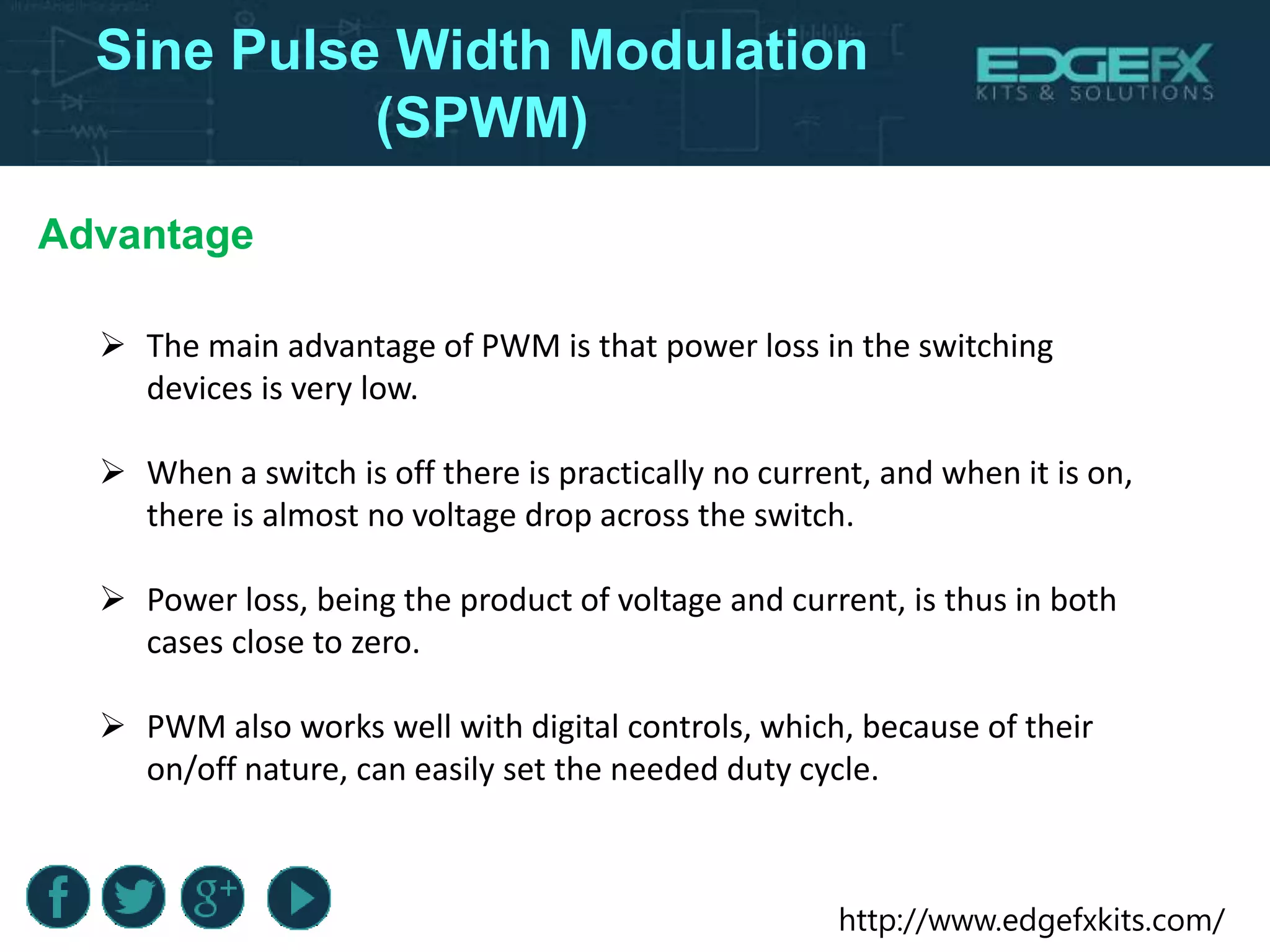About Sine Pulse Width Modulation | PPTX