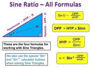 The Sine Ratio | PPTX