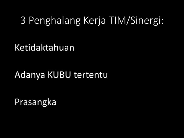 Sinergi (Teamwork) | PPTX