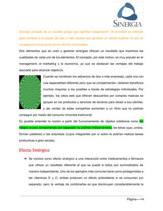 Sinergia | PDF