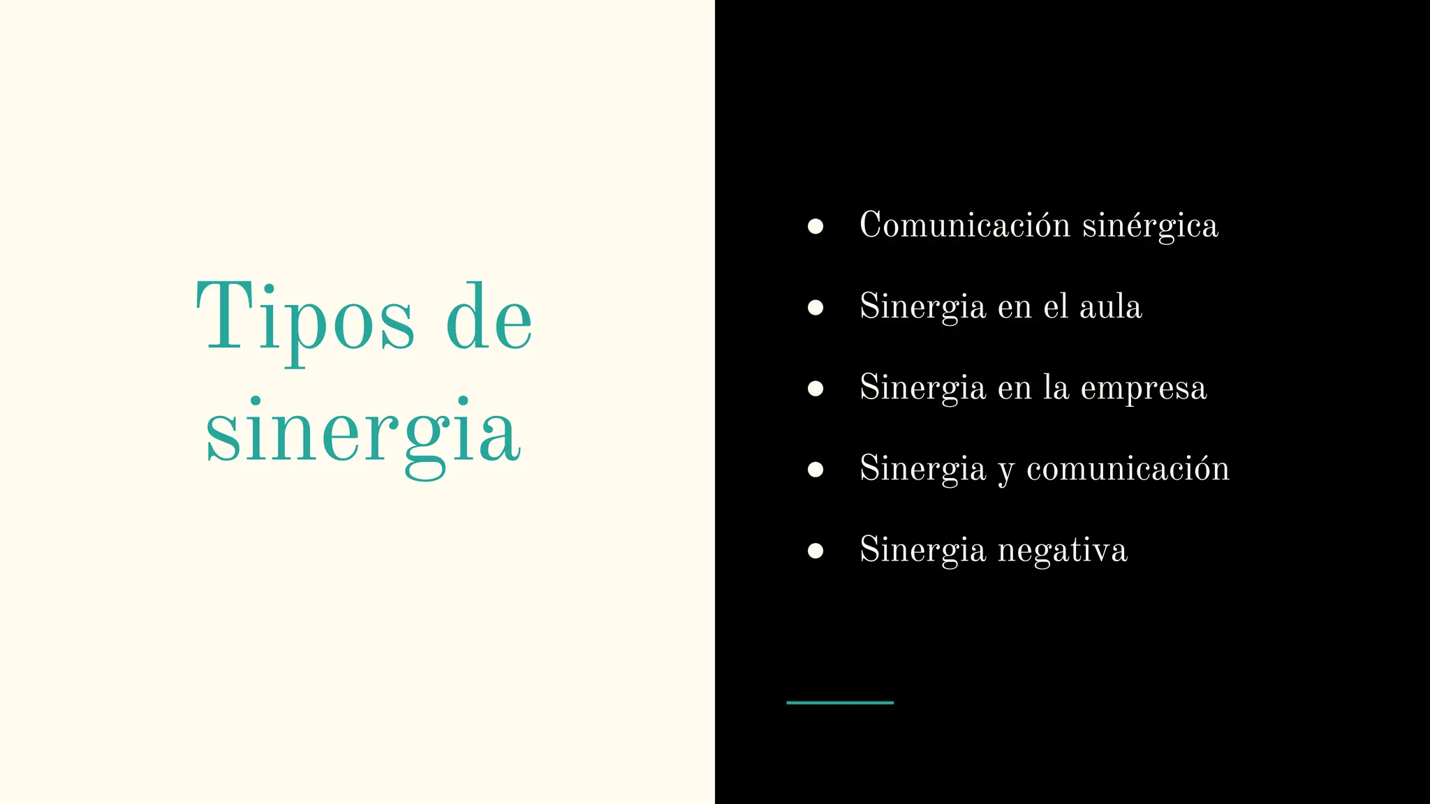 LA SINERGIA Y SUS TIPOS DE COMUNICACION.pptx