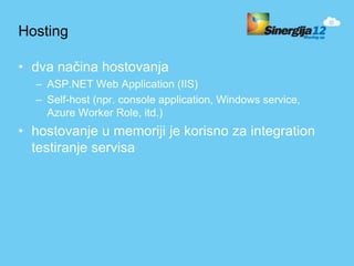 Sinergija2012 - Developing REST API for Windows Azure with ASP.NET Web API | PPT