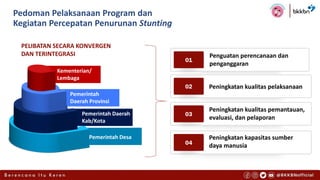 Sinergitas Program Percepatan Penurunan Stunting | PDF