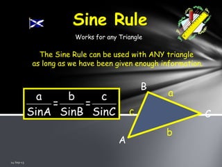 Sine rule | PPTX