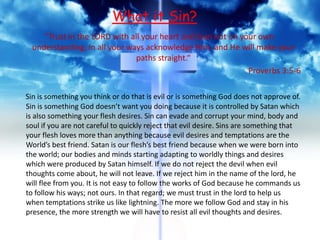 Sinful nature | PPTX | Christianity | Religion & Spirituality