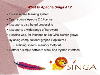Apache Singa AI | PPT