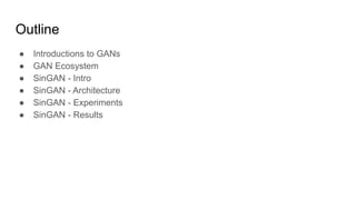 SinGAN - Learning a Generative Model from a Single Natural Image | PDF