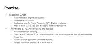 SinGAN - Learning a Generative Model from a Single Natural Image | PDF