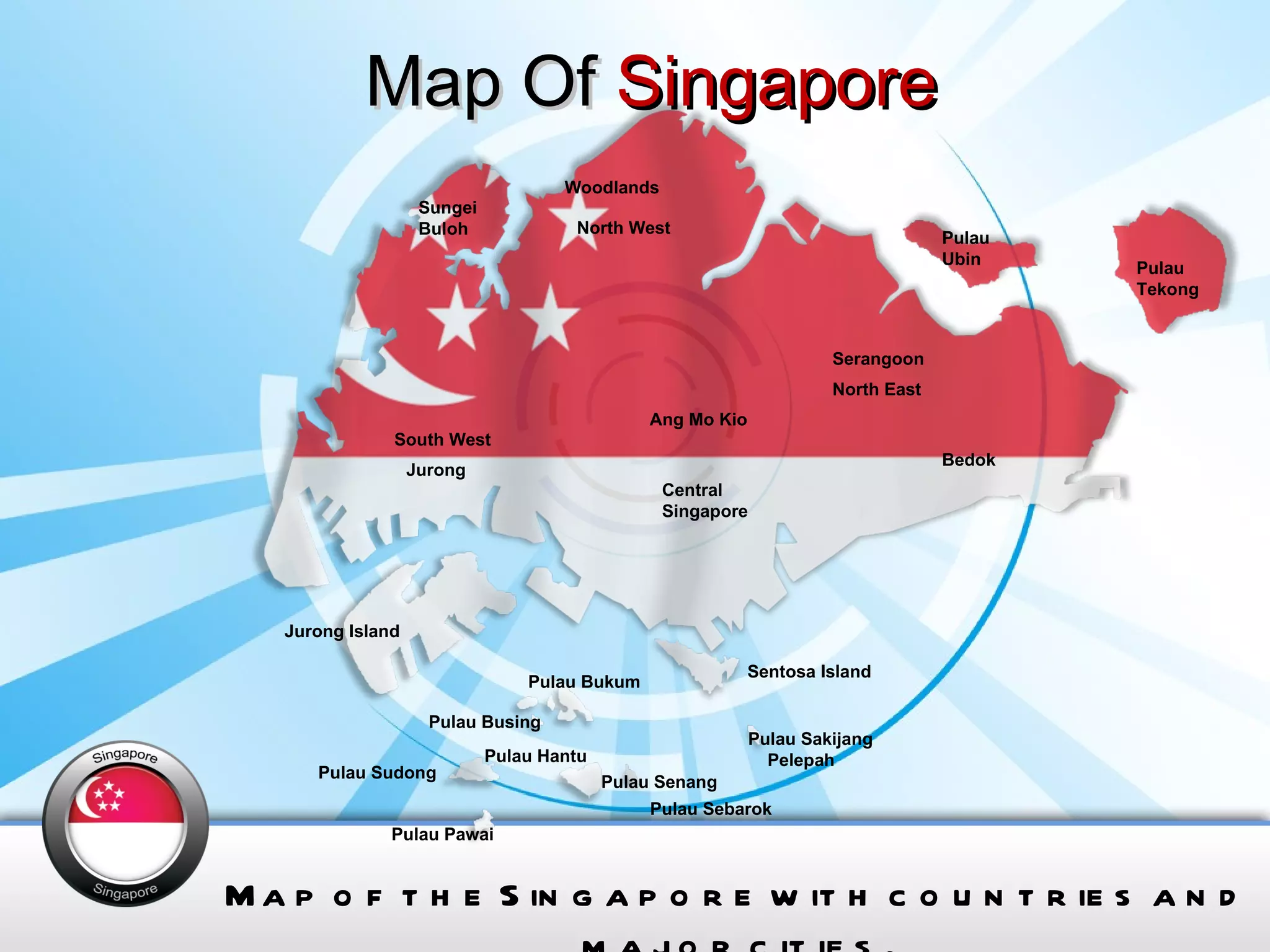 Singapore Powerpoint Map Templates | PPT