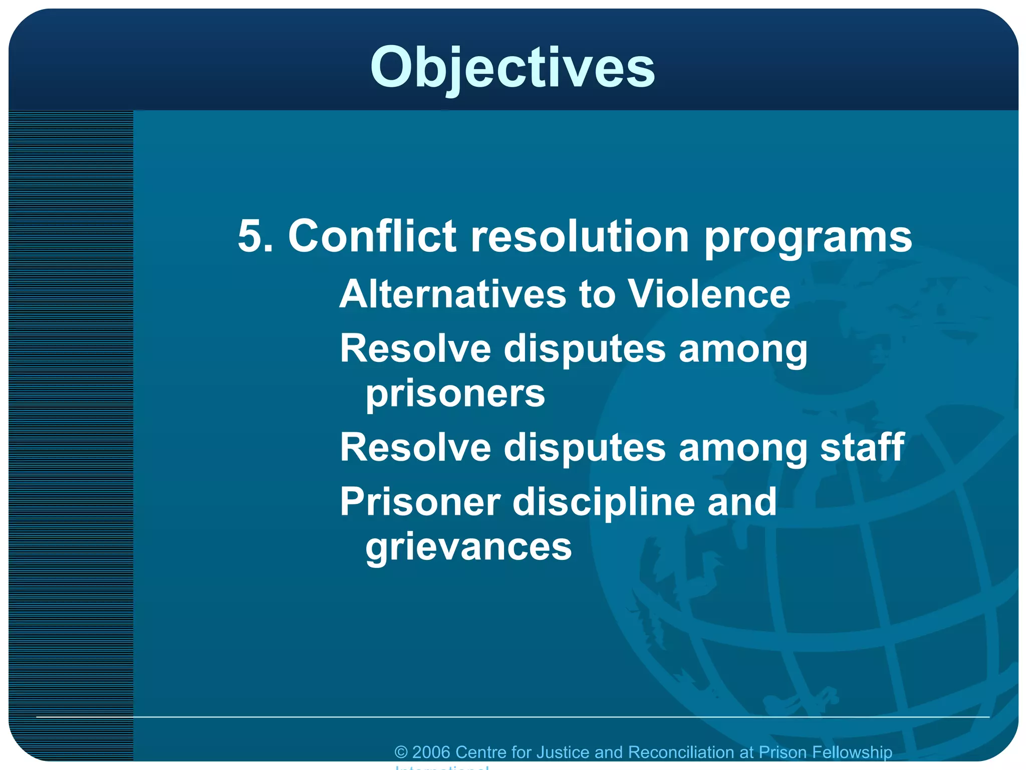 Restorative Justice in Prisons | PPT