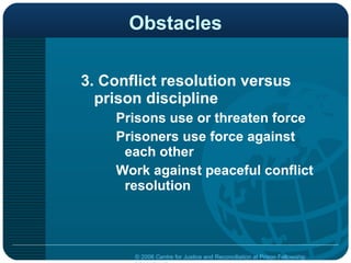 Restorative Justice in Prisons | PPT