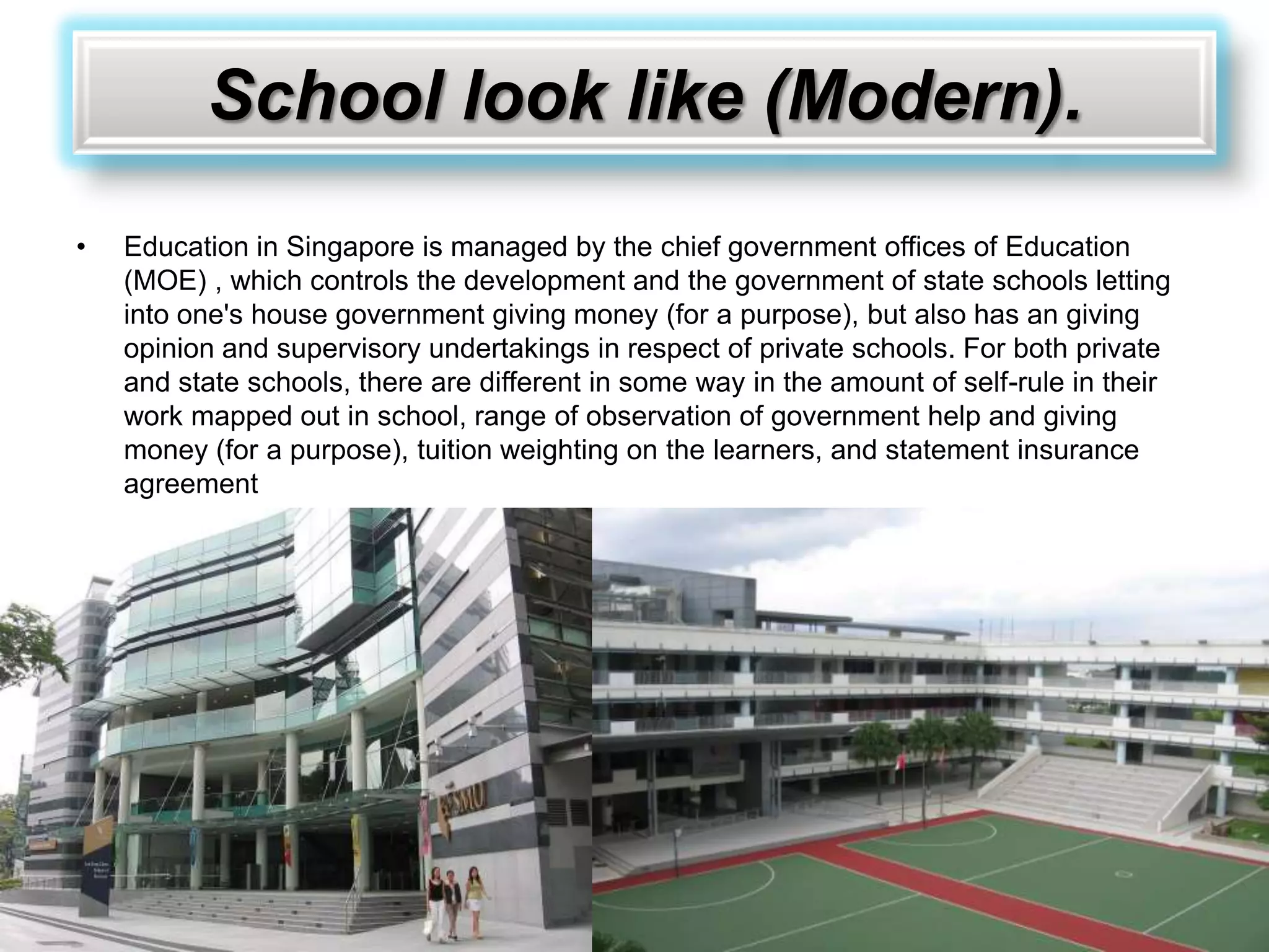 Singapore education system. | PPTX