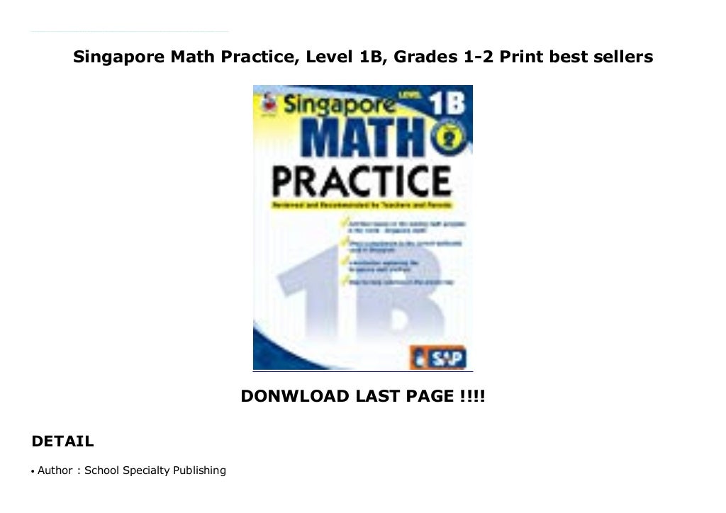Singapore Math Practice Level 1B Grades 1 2 Print Best Sellers singapore-math-practice-level-1b-grades-1-2-print-best-sellers