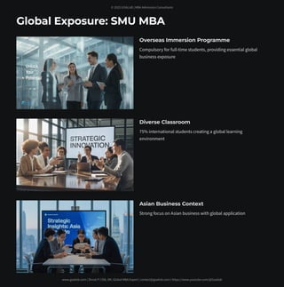 Singapore MBA Comparison NUS vs SMU vs NTU | PDF