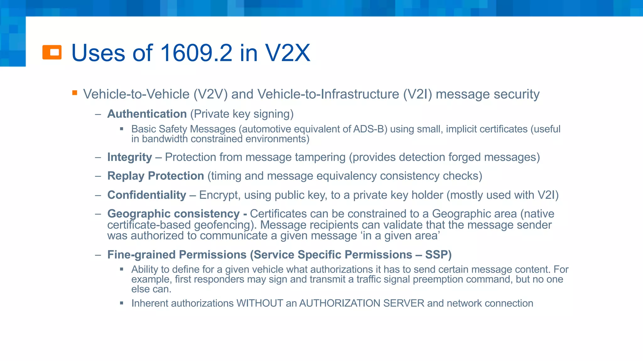 Locking Down and Re-Using V2X Security - Lessons for Smart Cities | PDF