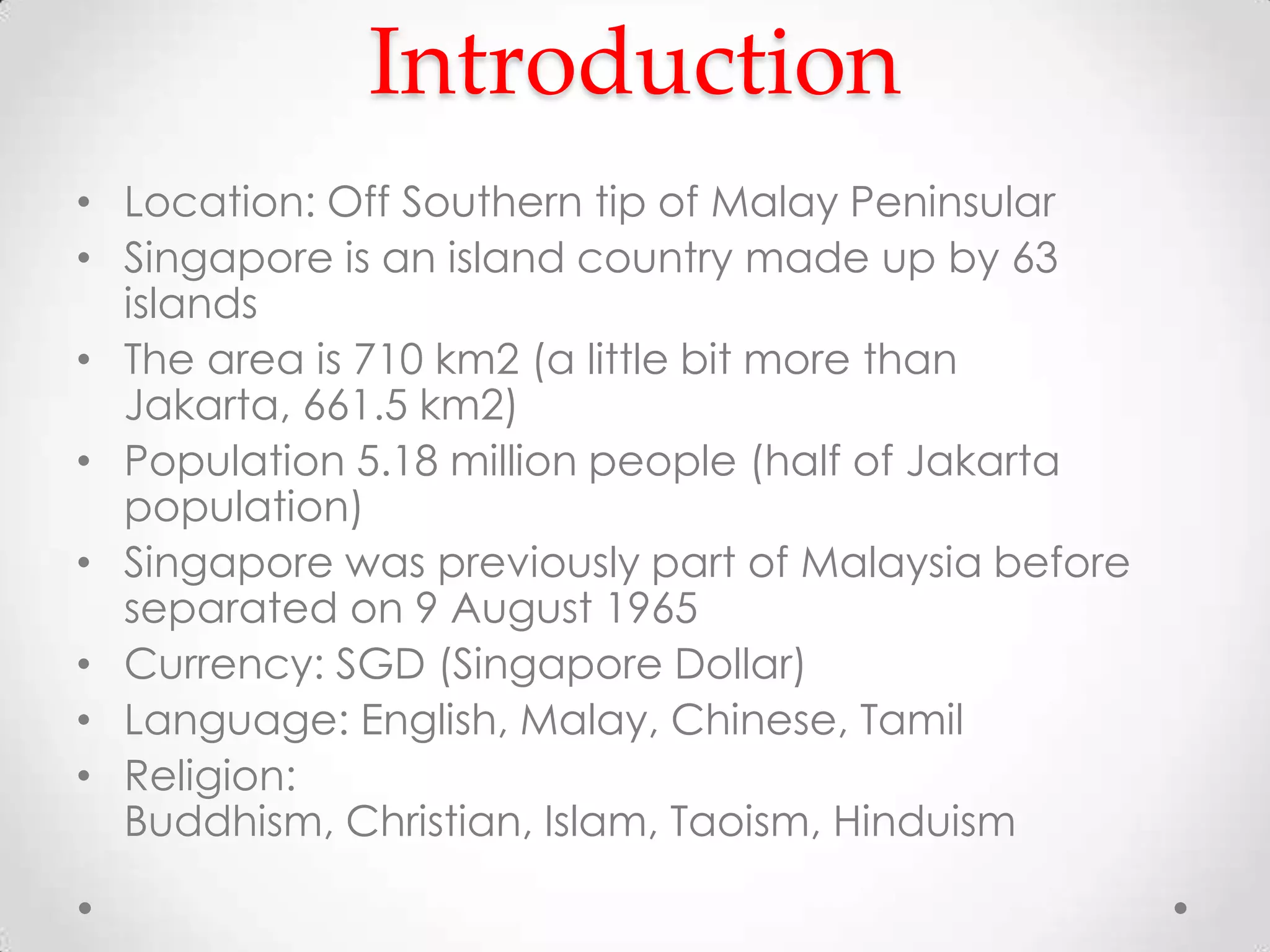 Singapore | PPTX